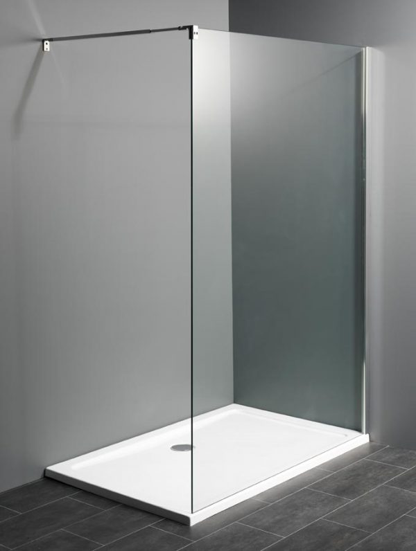 10 mm. Inloopdouche helder glas (Verchroomde profielen) - www ...