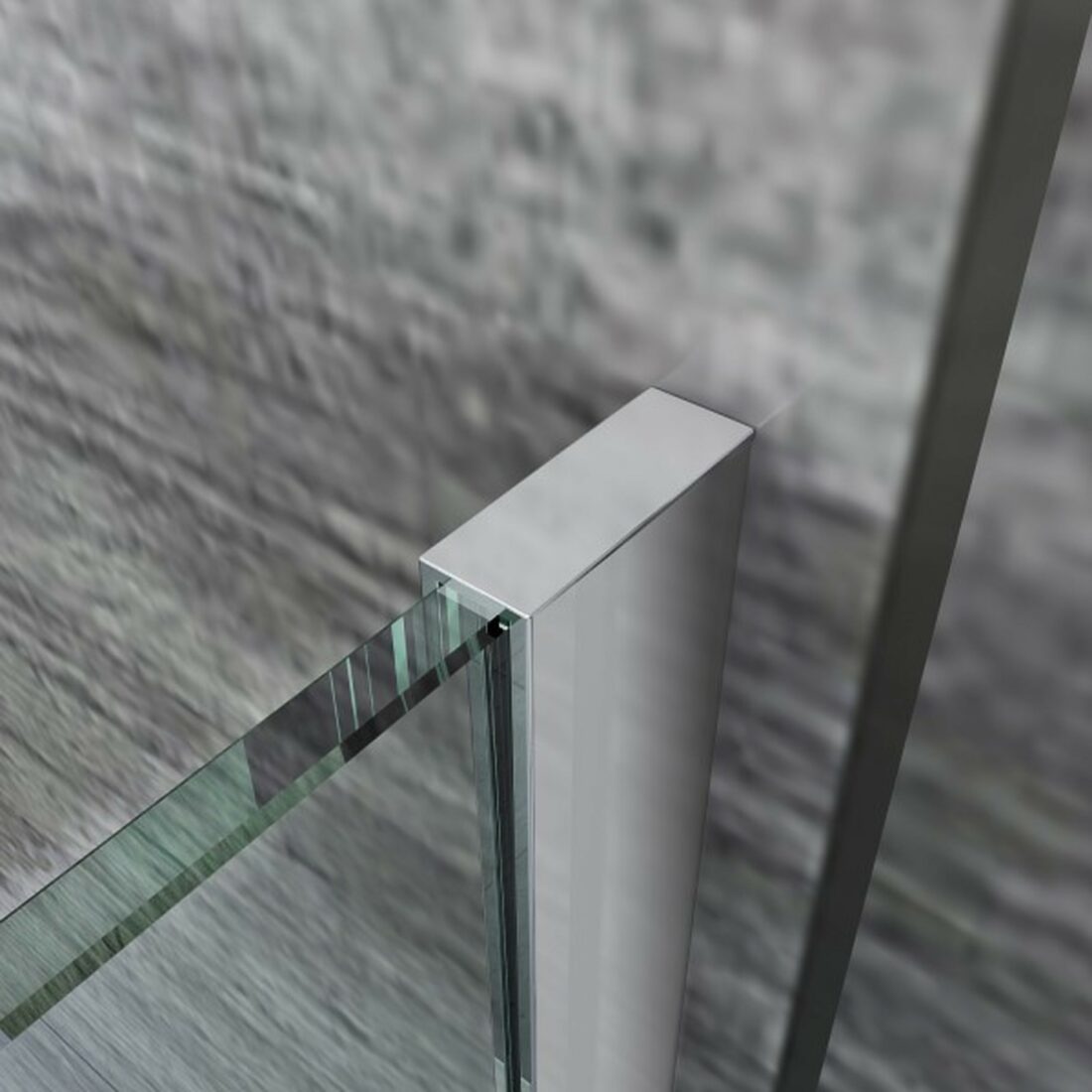 8 mm. Inloopdouches helder glas (Verchroomde profielen) - www ...