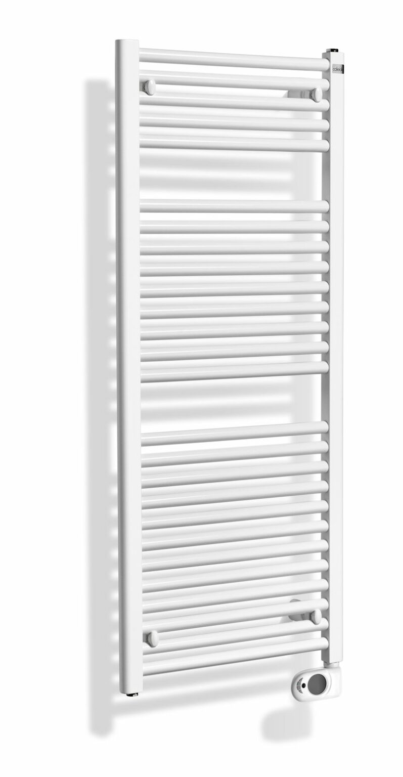 Elektrische design badkamer radiator (Wit) - www.douchecabine.nl