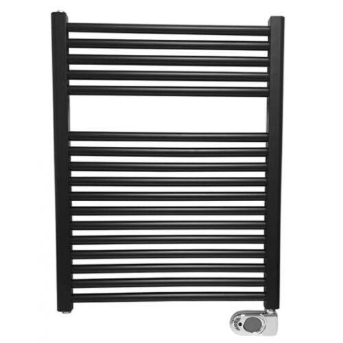 Elektrische design badkamer radiator (Mat Zwart) - www.douchecabine.nl