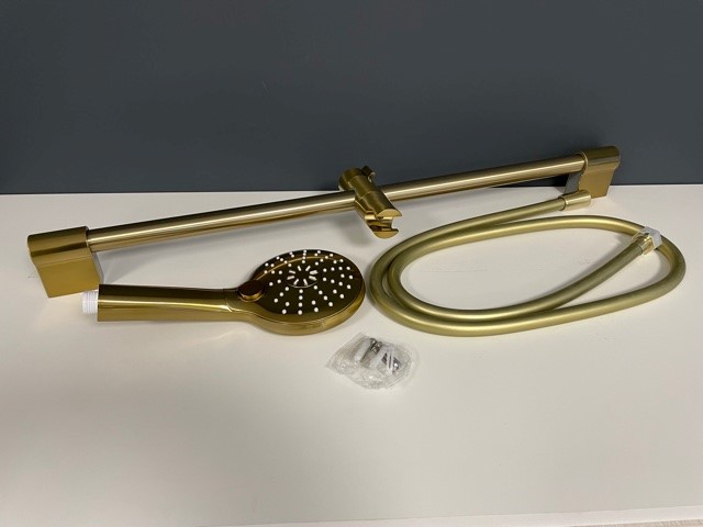 Prachtige gouden doucheset | Douchecabine.nl